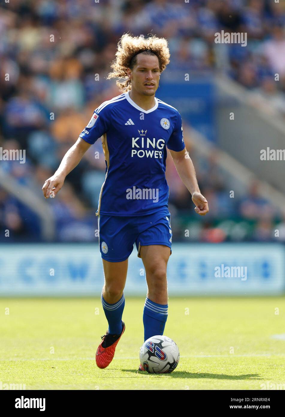 Leicester City's Wout Faes during the Sky Bet Championship match at the ...