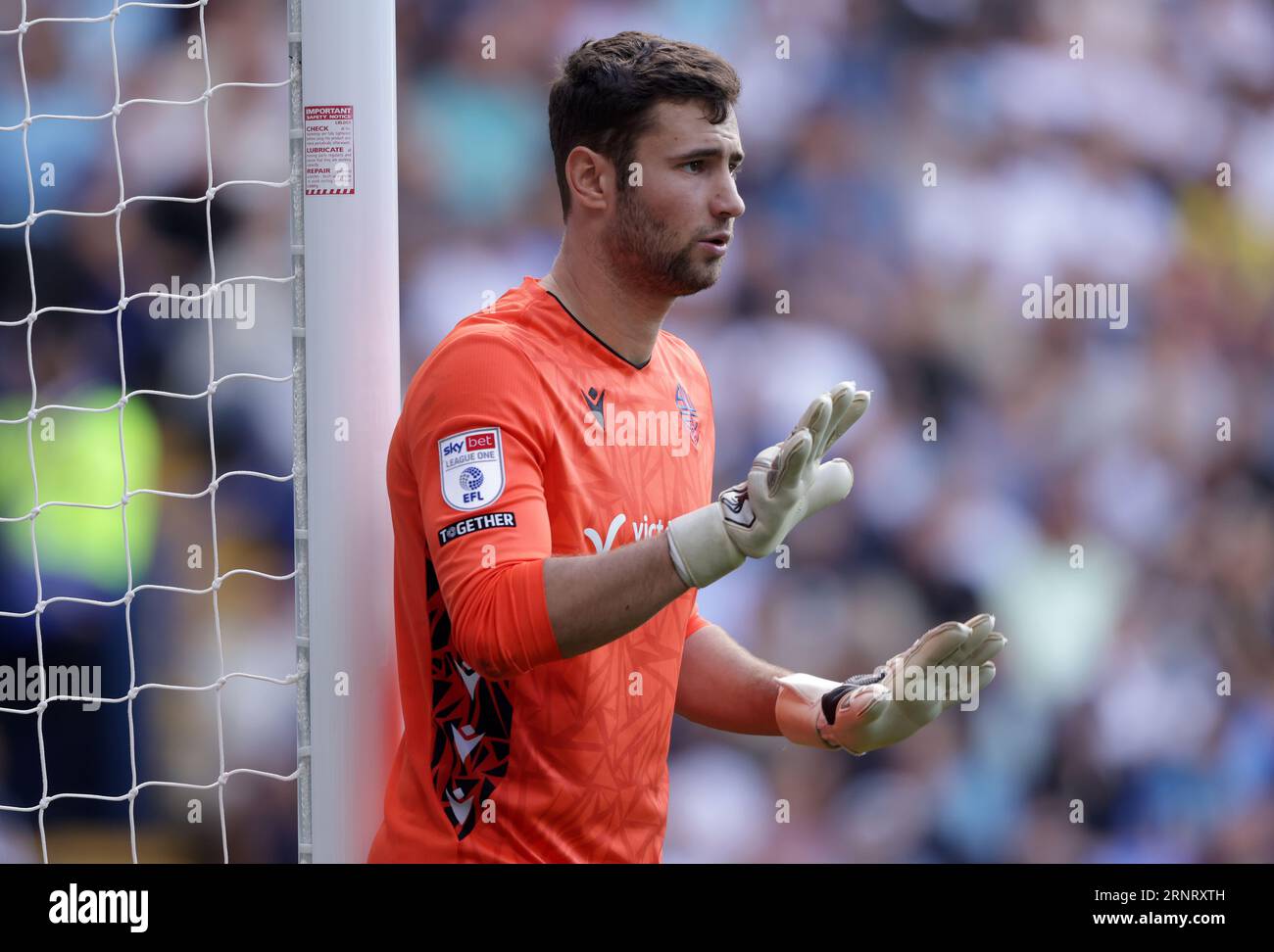 Bolton Wanderers goalkeeper Nathan Baxter during the Sky Bet League One ...