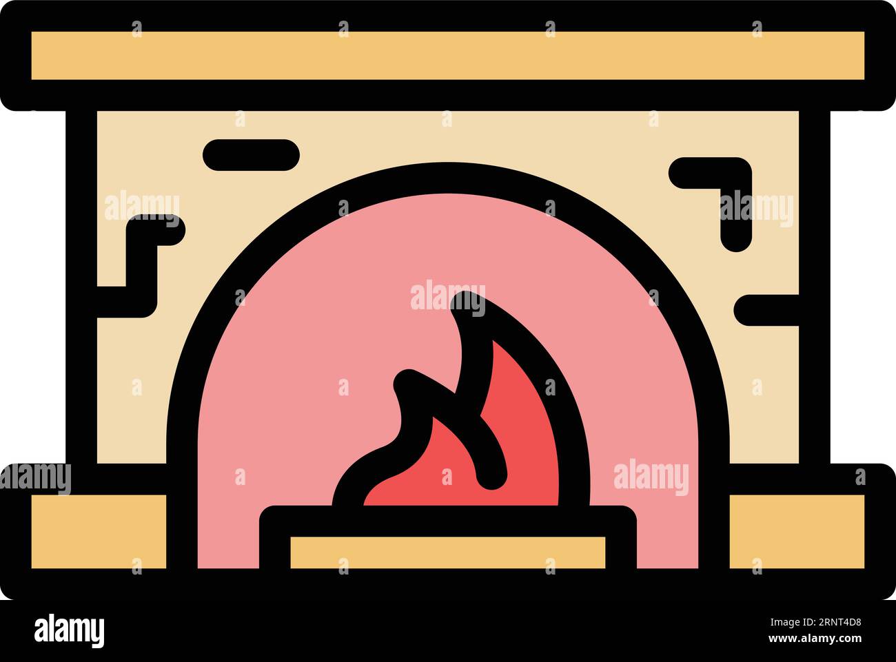 Pellet furnace Stock Vector Images - Alamy