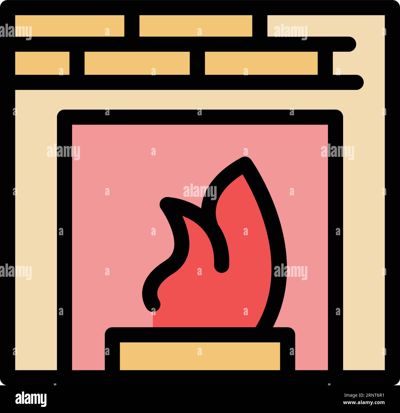 Pellet furnace Stock Vector Images - Alamy