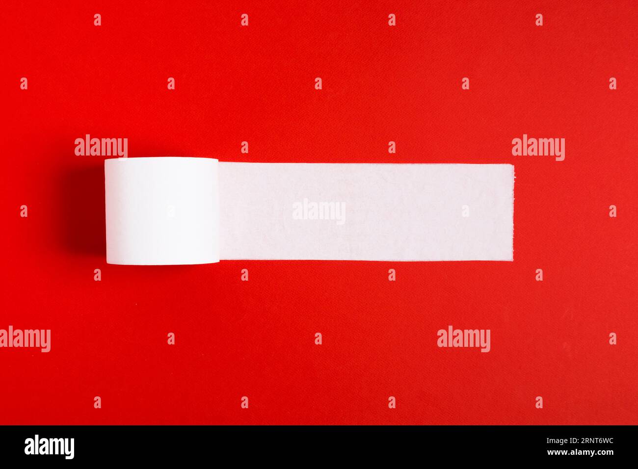 Top view toilet paper roll Stock Photo - Alamy