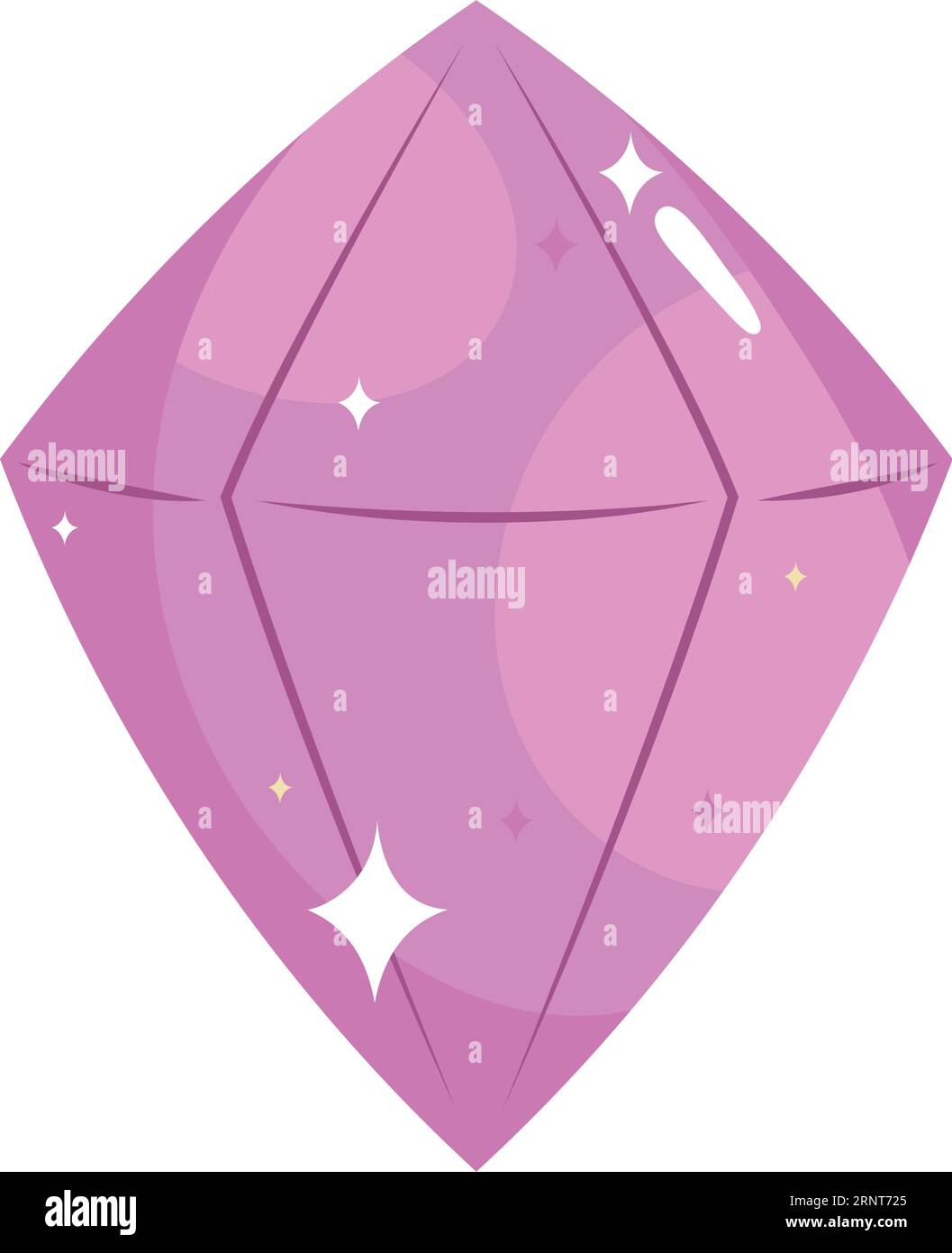purple crystal illustration vector isolated Stock Vector Image & Art ...