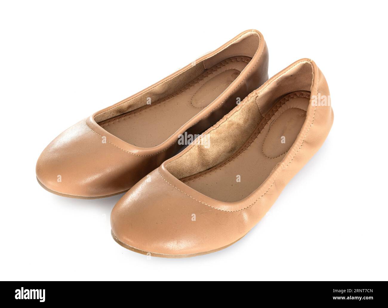 ballet shoe in front of white background Stock Photo - Alamy