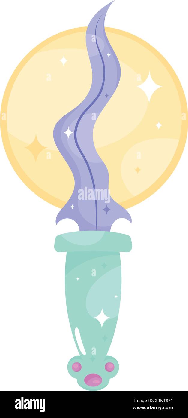 magic dagger design vector isolated Stock Vector Image & Art - Alamy