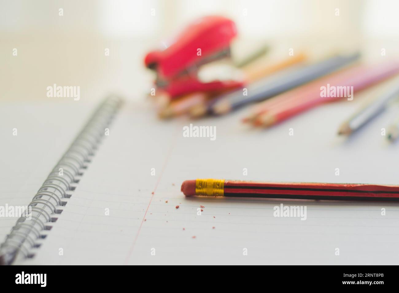 Pencil rubber ruler hi-res stock photography and images - Alamy