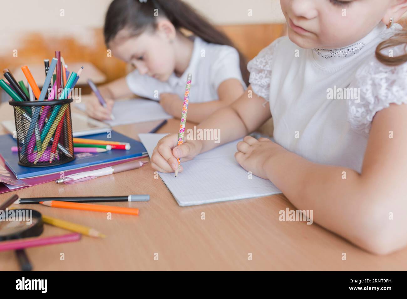Girl handwriting hi-res stock photography and images - Alamy