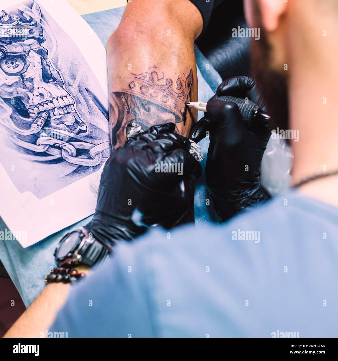 Adorn tattoo hi-res stock photography and images - Alamy
