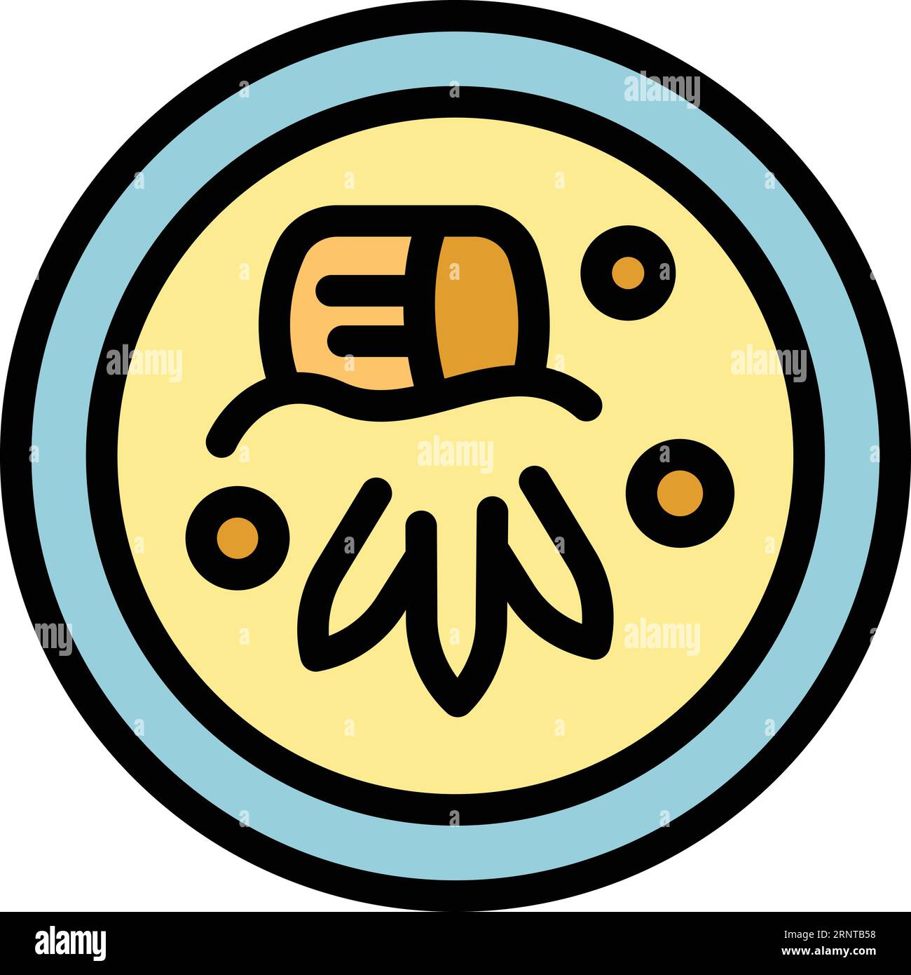 Pastel people icon outline vector. Portugal cuisine. Food belem color ...