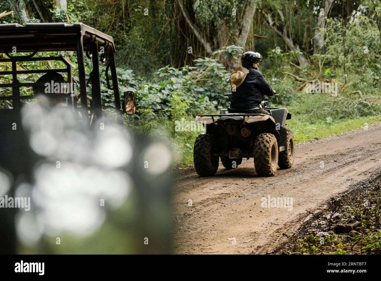 Woman riding terrain vehicle hi-res stock photography and images - Alamy