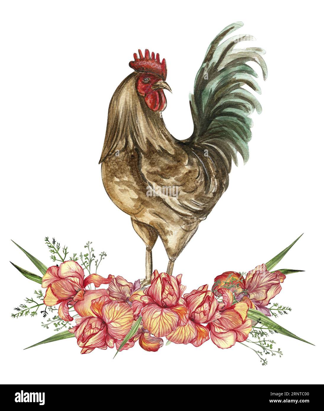 Rooster Crowing Invitation