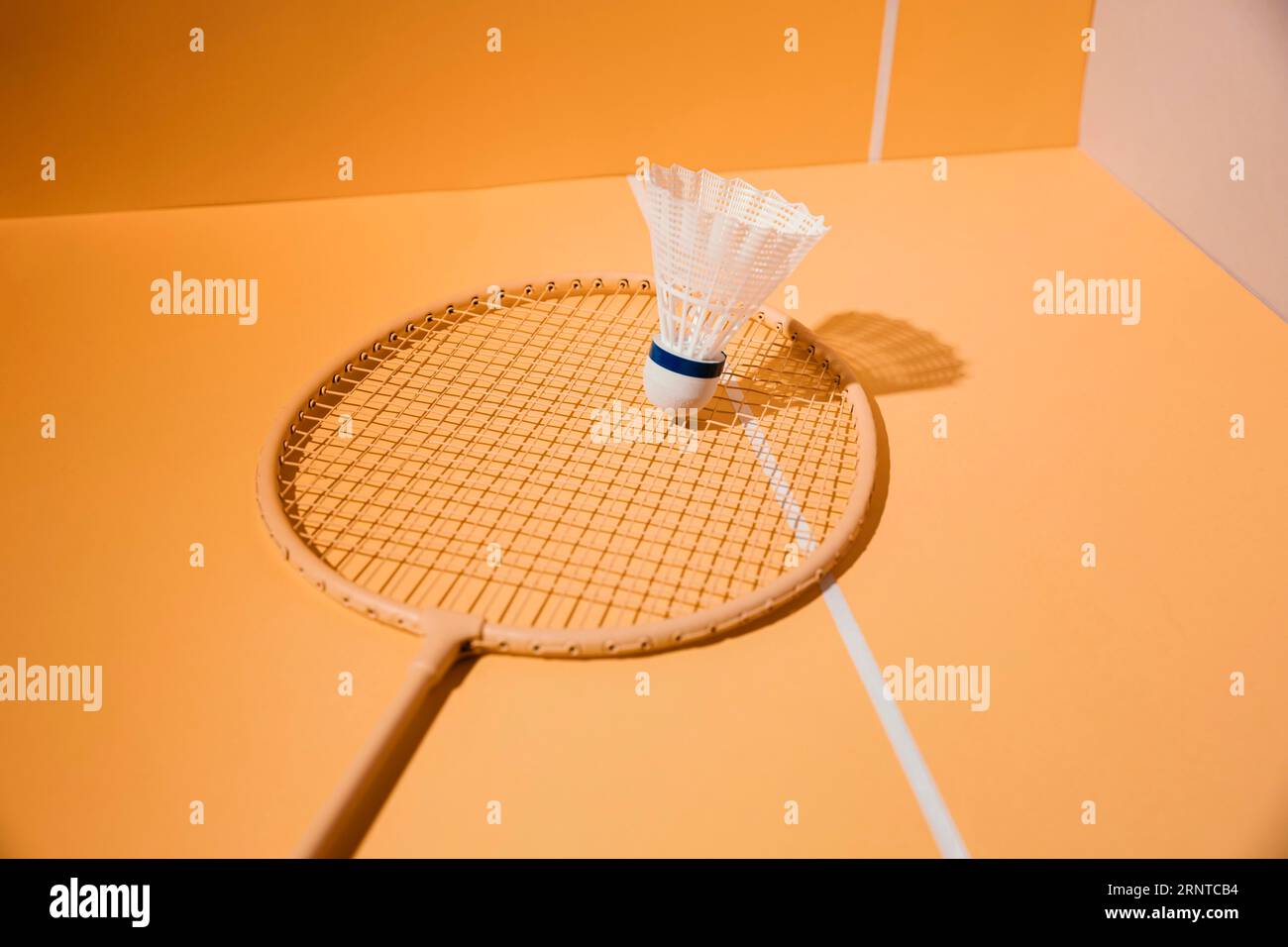 Badminton racket shuttlecock assortment Stock Photo - Alamy
