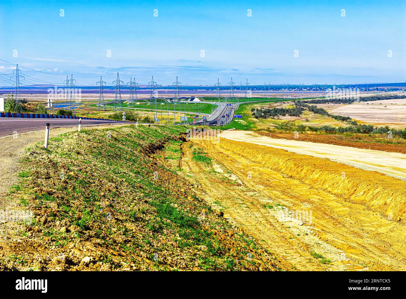 Construction of a new road next to the existing one Stock Photo - Alamy