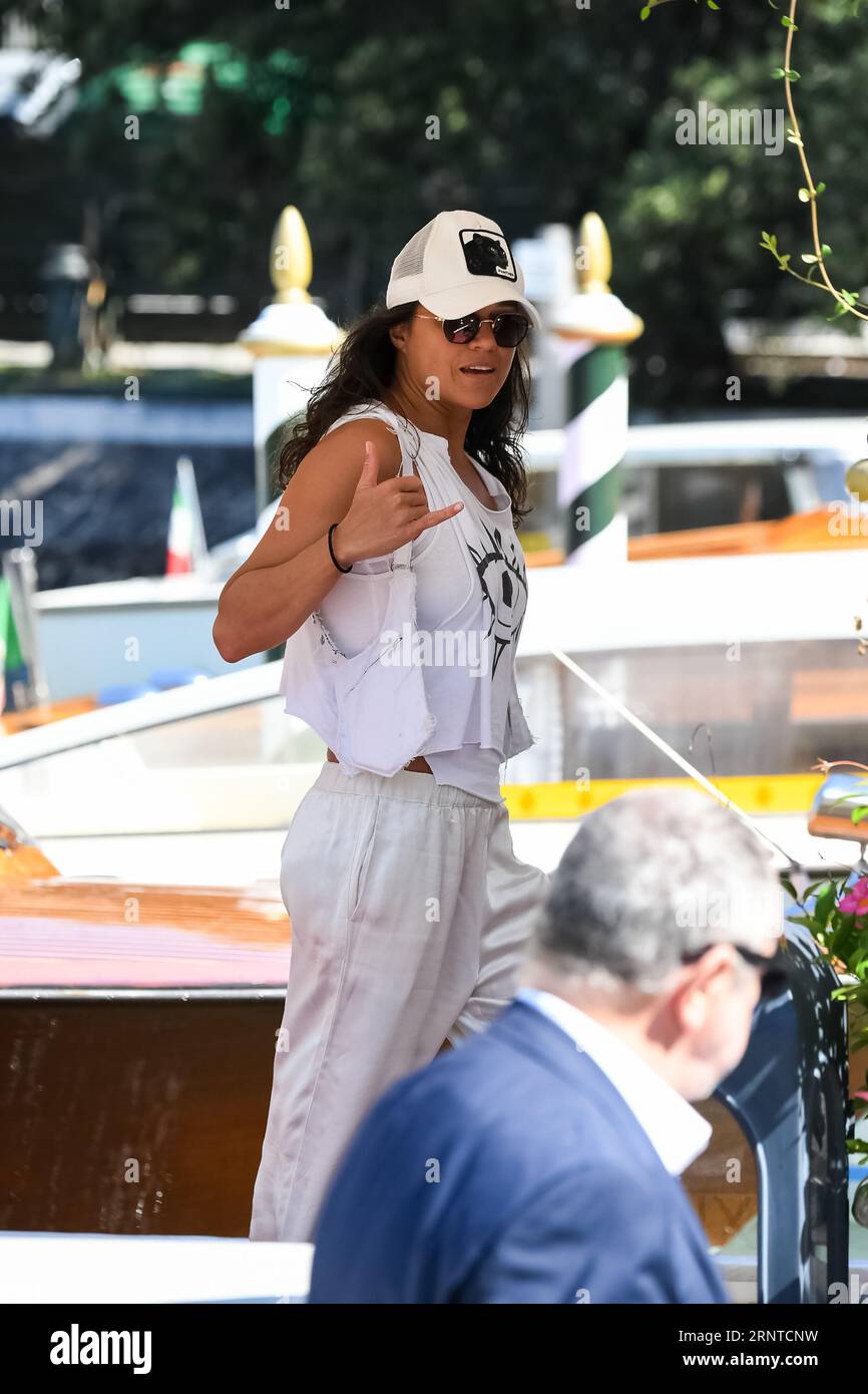 Michelle Rodriguez 80th Venice Film Festival People at Lido 01 Venice ...