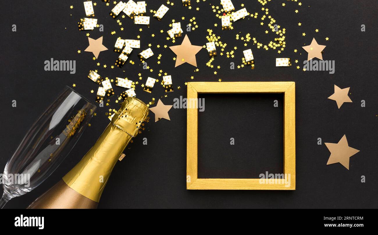 Champagne frame hi-res stock photography and images - Alamy