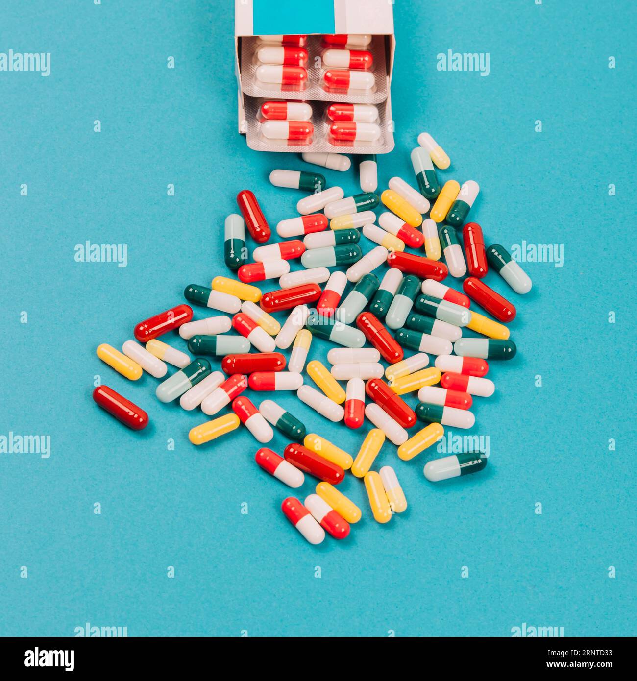 Colorful pills package Stock Photo - Alamy