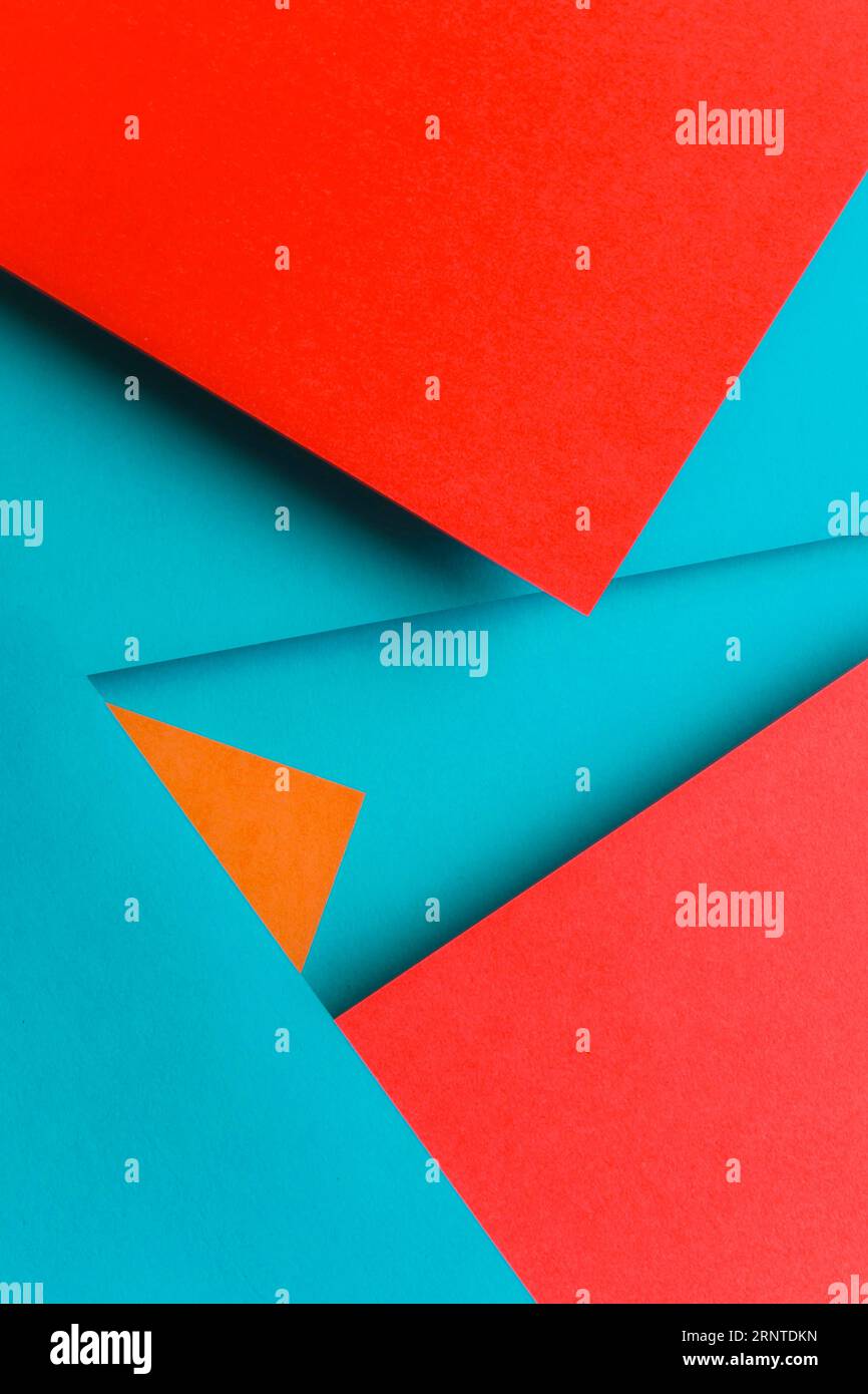 Creative design blue red orange wallpaper Stock Photo - Alamy