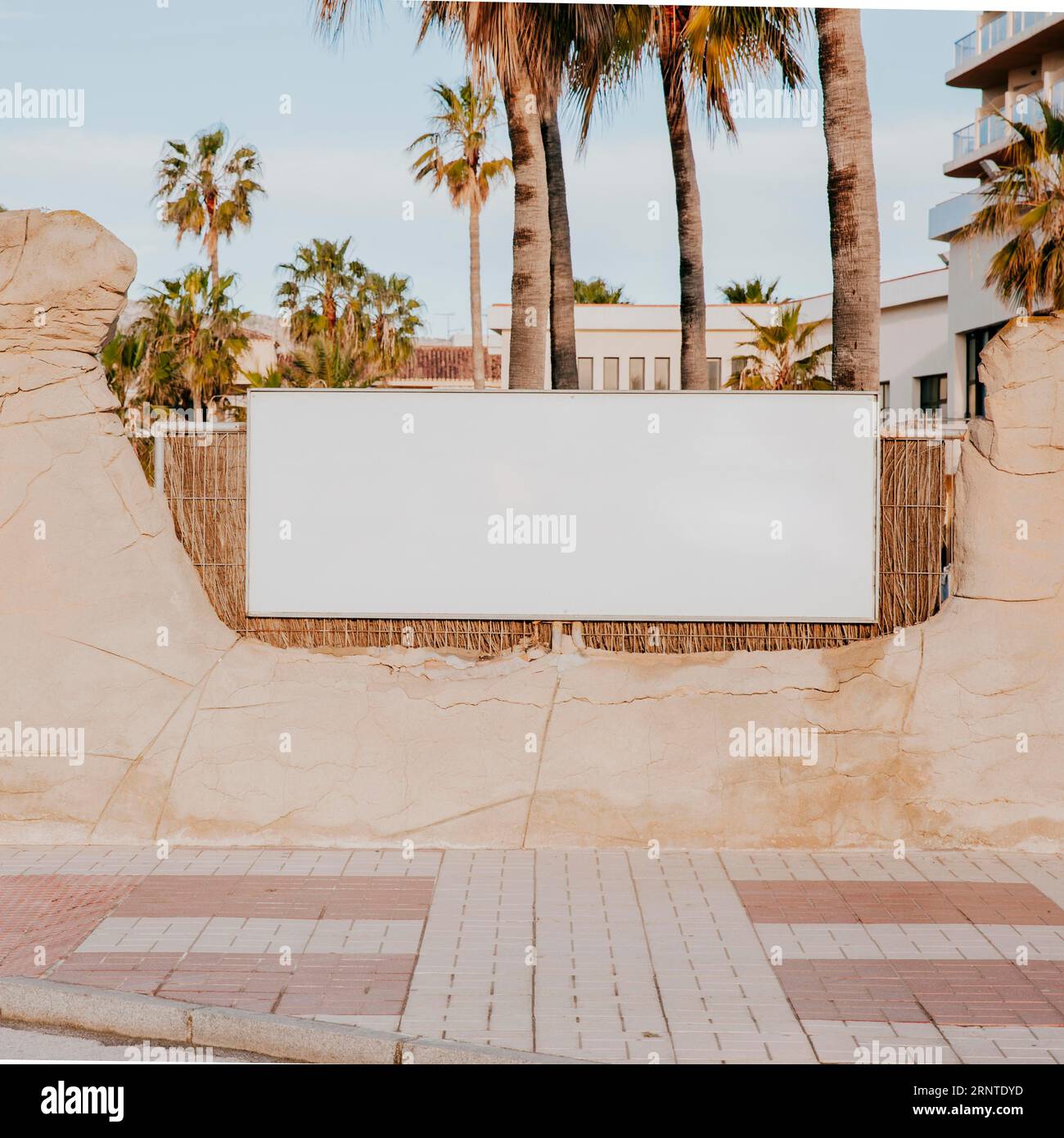 Empty signboard street Stock Photo - Alamy