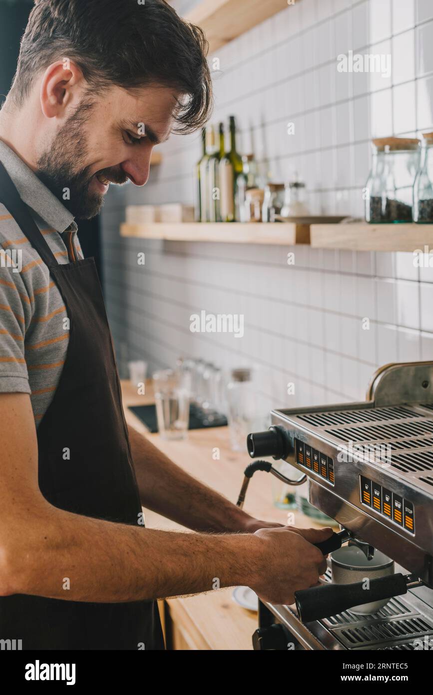 Self service coffee bar hi-res stock photography and images - Alamy