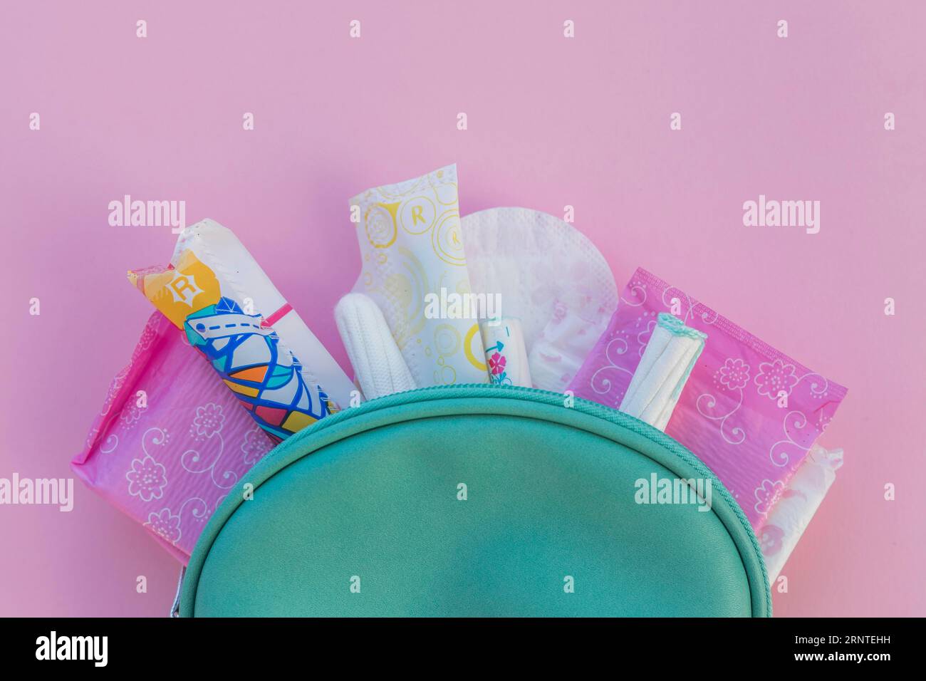 Hygiene products toilet kit 2 Stock Photo - Alamy