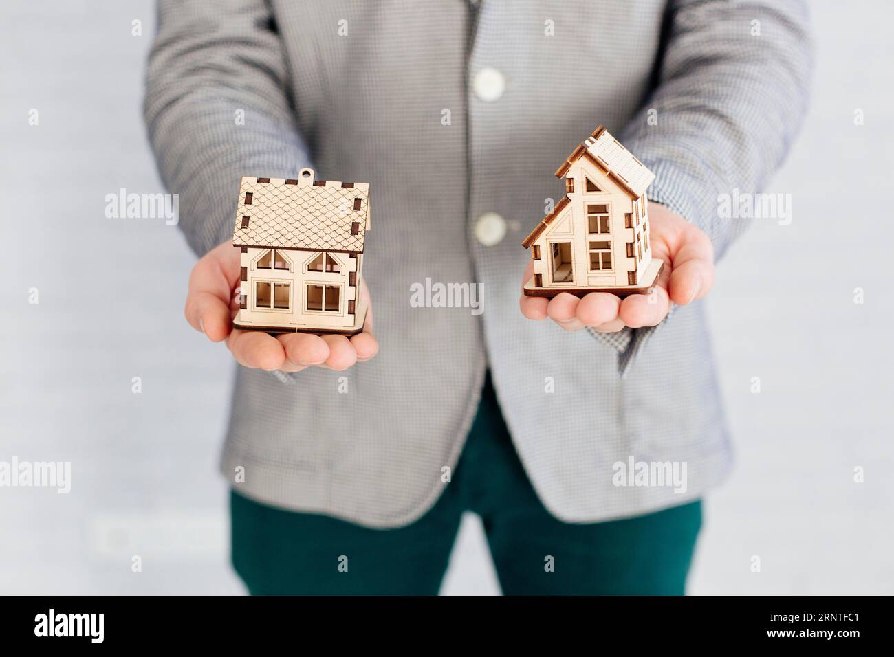 House figurines hi-res stock photography and images - Alamy