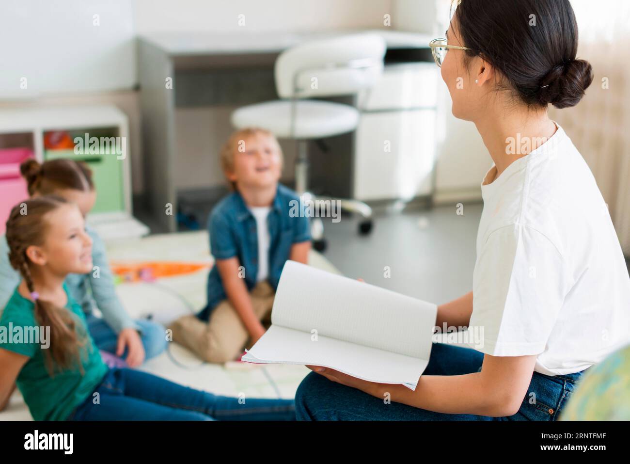 Student Paying Attention To Teacher