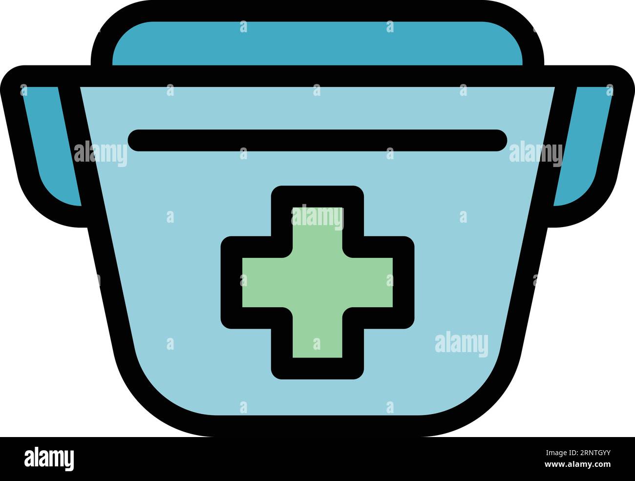 Medical cover shoe icon outline vector. Boot foot. Suit hospital color ...