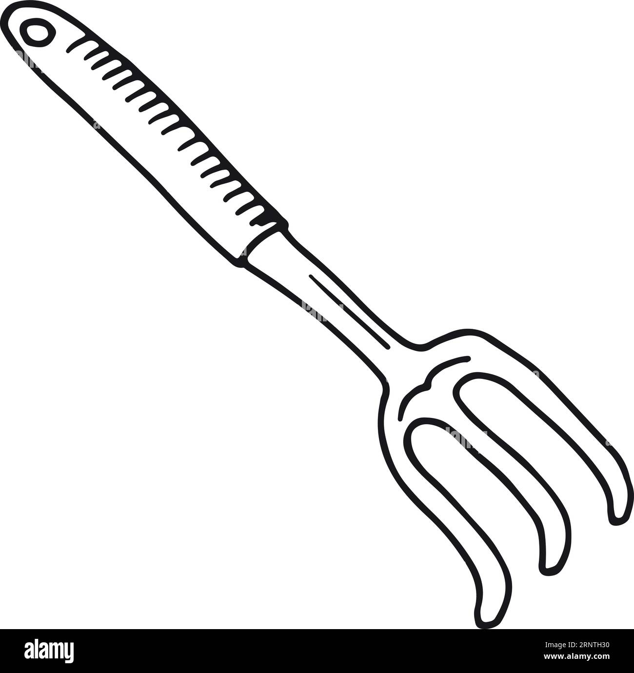 Garden Fork Drawing