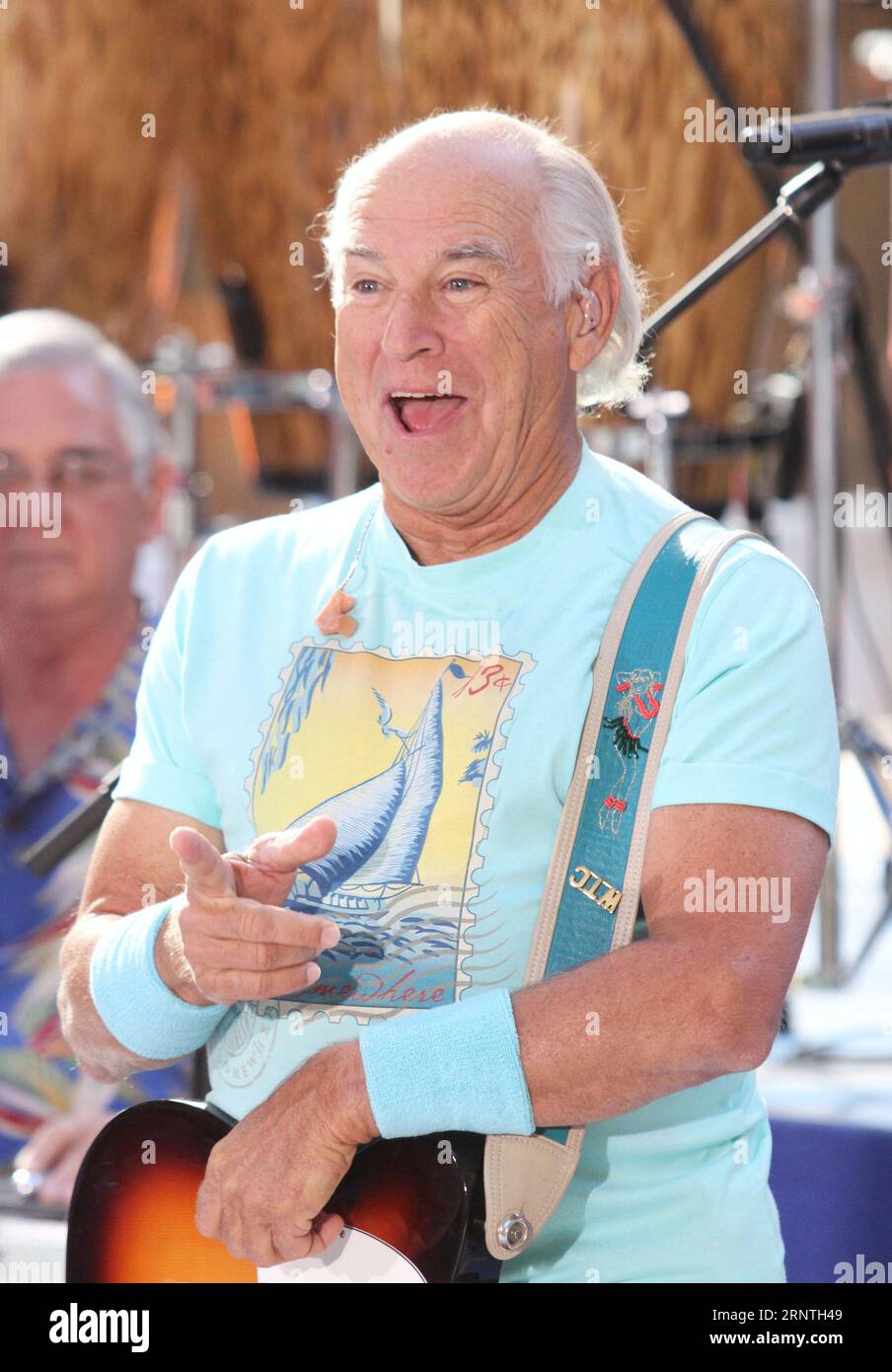 Jimmy Buffett performing on NBC's TODAY Show Toyota Concert Series at ...