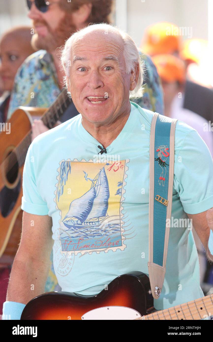 Jimmy Buffett performing on NBC's TODAY Show Toyota Concert Series at ...