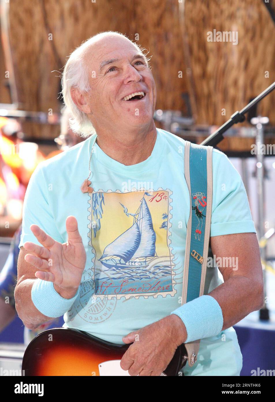 Jimmy Buffett performing on NBC's TODAY Show Toyota Concert Series at ...