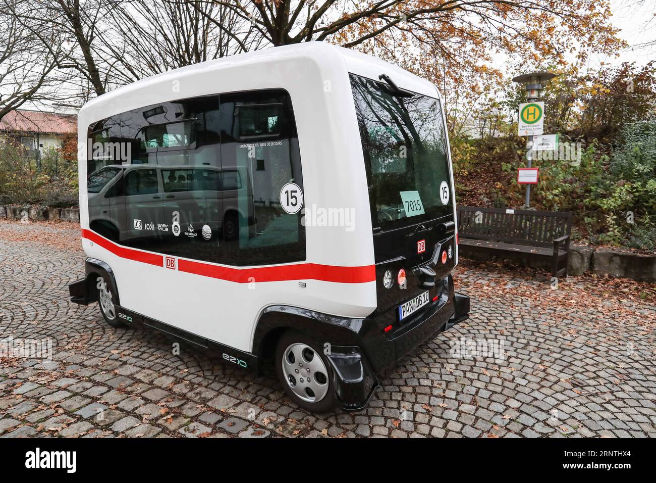 Town shuttle bus stop hi-res stock photography and images - Alamy