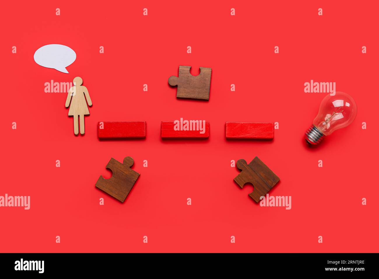 Speech bubble puzzle hi-res stock photography and images - Alamy