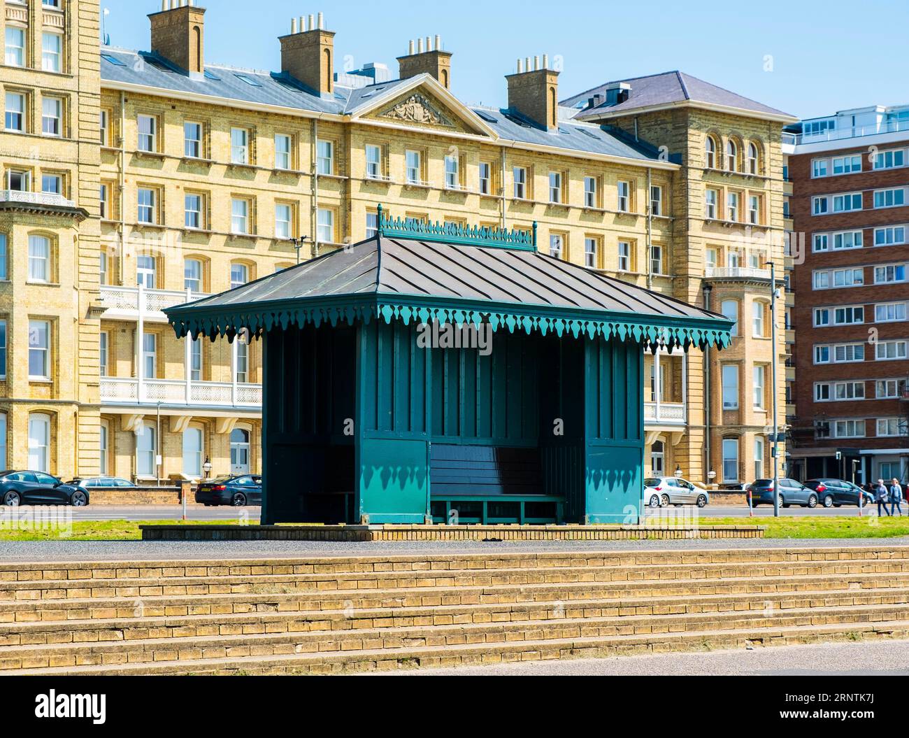 Beach pavilion on the Brighton seafront, England, United Kingdom Stock ...
