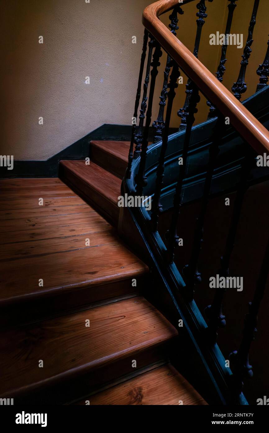 Old steps in a house in Lisbon, Portugal Stock Photo - Alamy