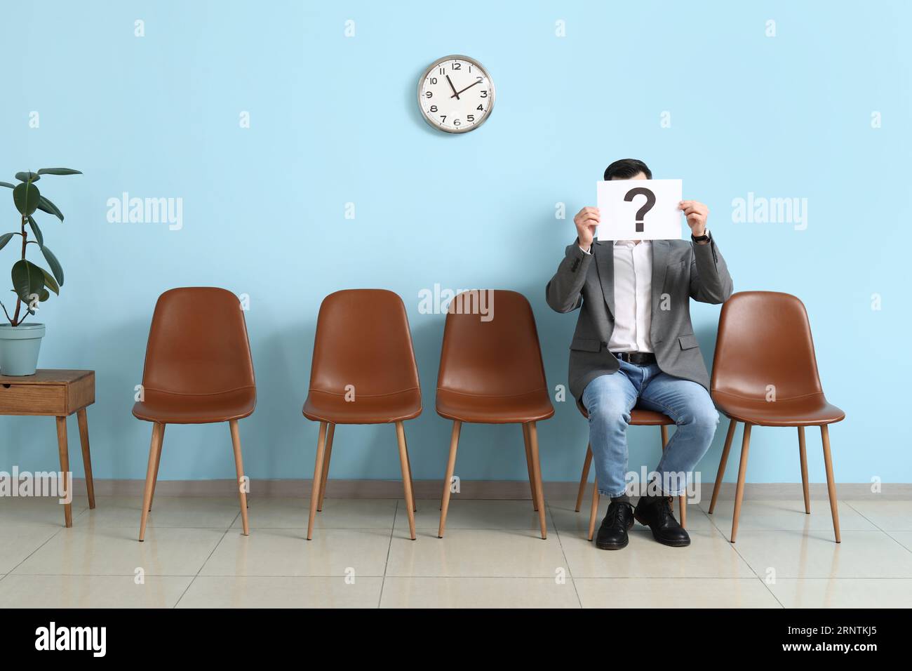 Job interview question mark hi-res stock photography and images - Alamy