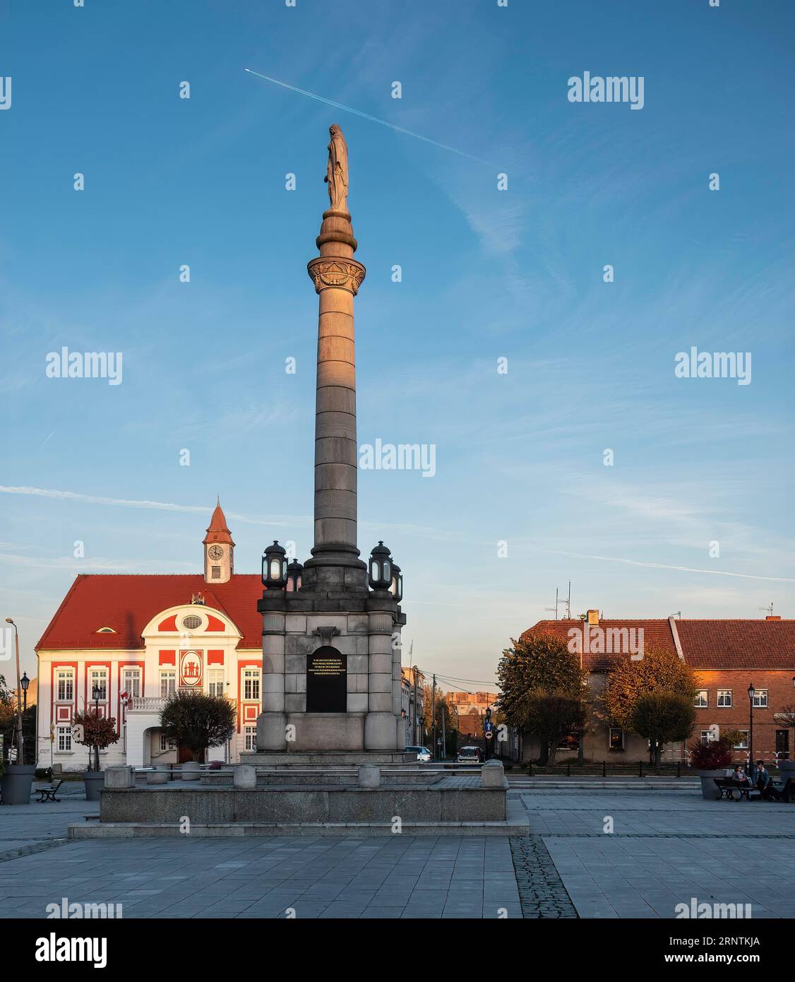 Market Square with Town Hall in GostyÅ„, Poland Stock Photo - Alamy