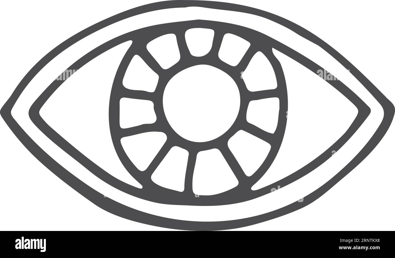 Evil eye black symbol hi-res stock photography and images - Alamy