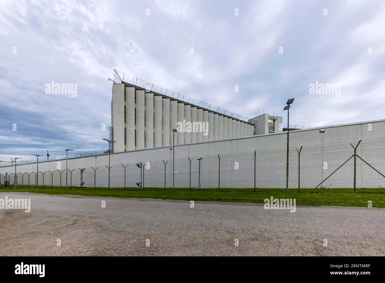 Stammheim Prison, JVA, exterior view of the maximum security prison ...