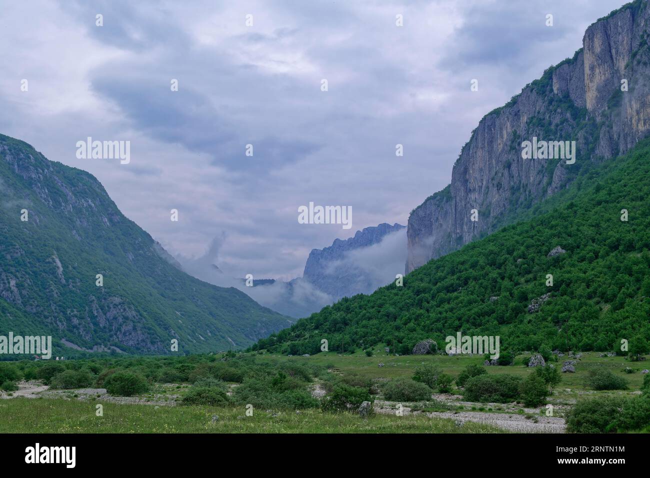 Komarnica Valley in the Dragisnica and Komarnica nature park Park with ...