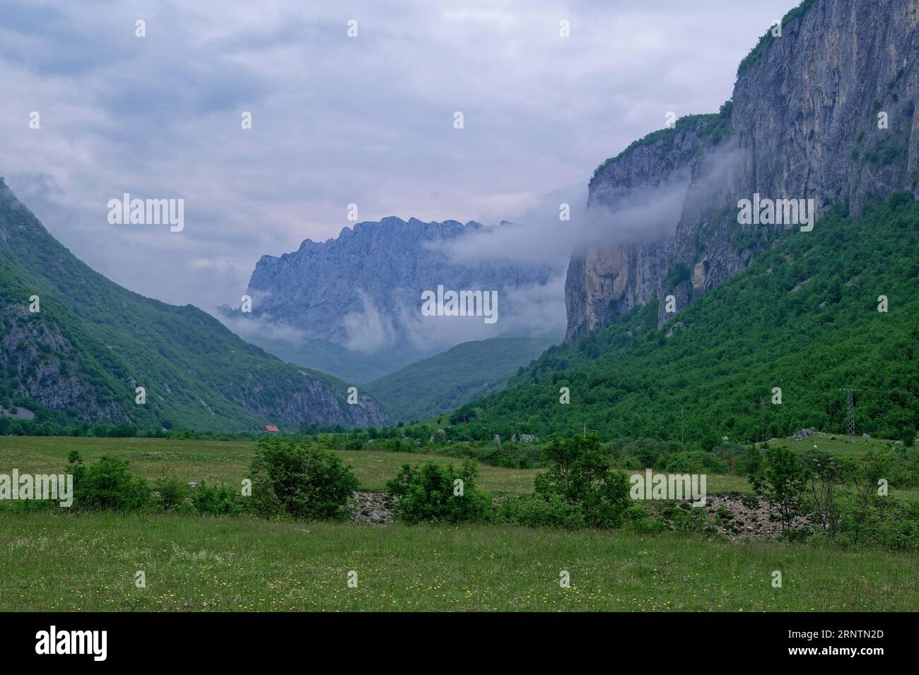 Komarnica Valley in the Dragisnica and Komarnica nature park Park with ...
