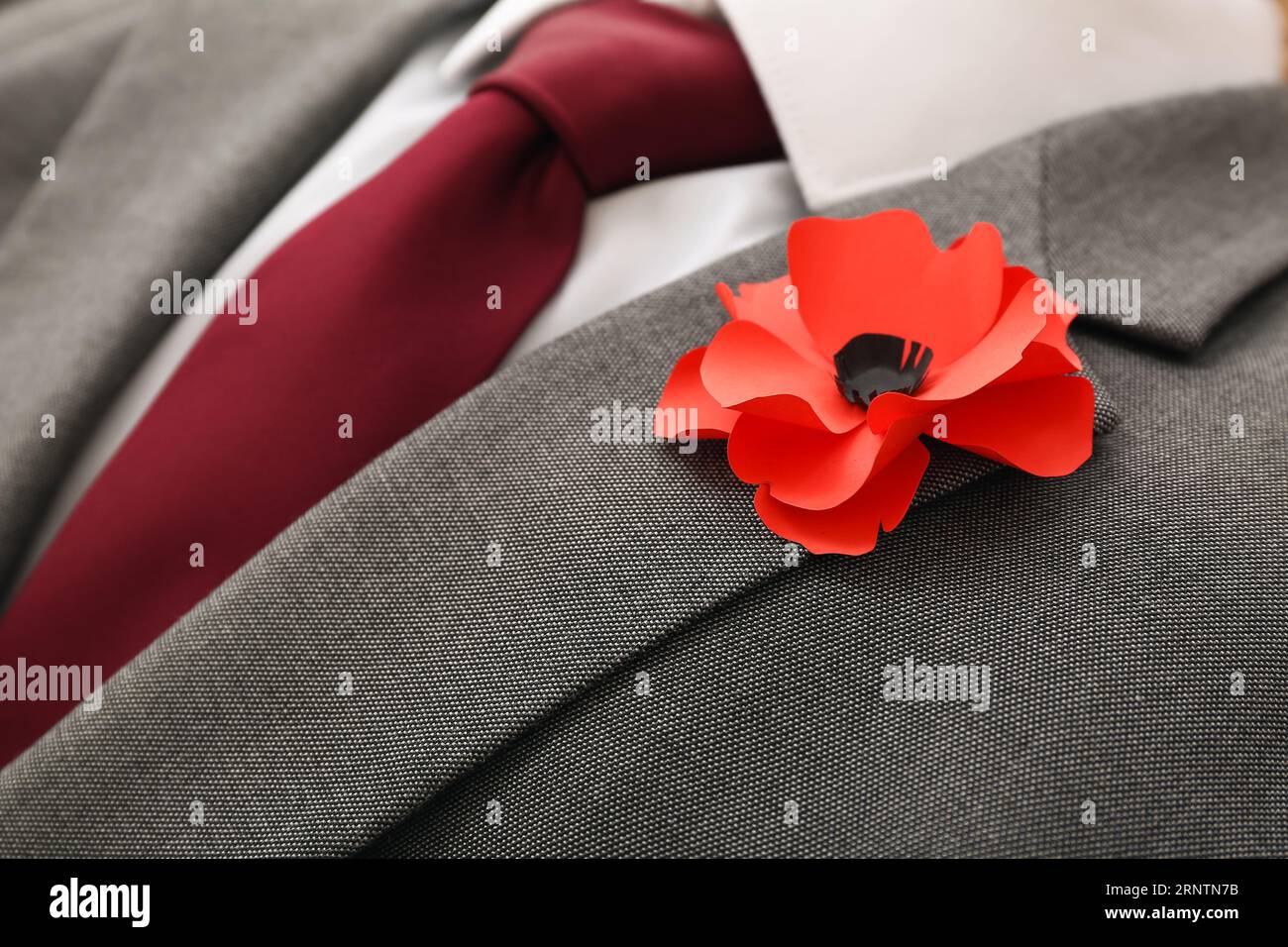 Remembrance poppy jacket hi-res stock photography and images - Alamy