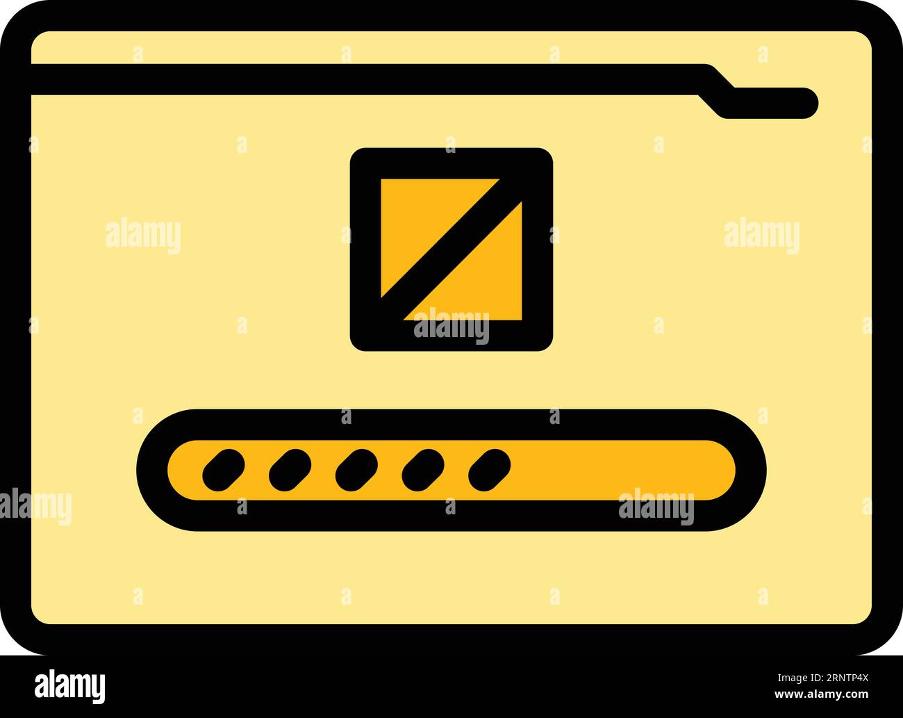 Web tracking icon outline vector. Sea barge. Port maritime color flat ...