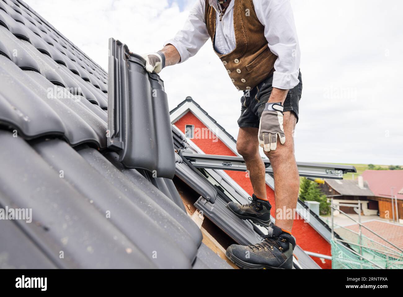 German slate tiles hi-res stock photography and images - Alamy