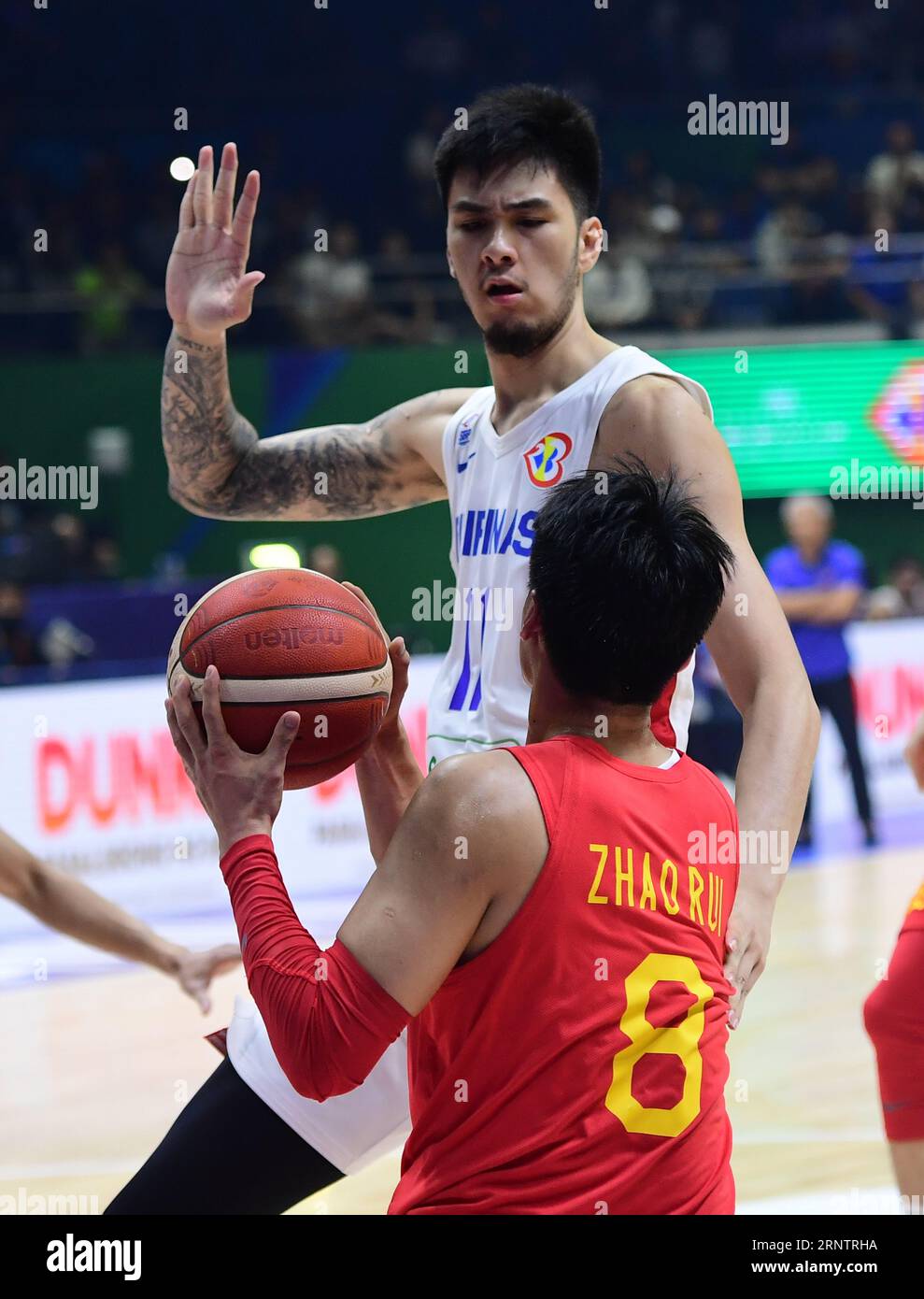 Quezon, Philippines. 02nd Sep, 2023. Kai Zachary Sotto (back) of the ...