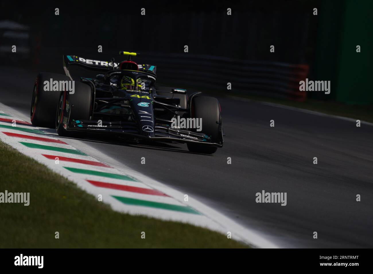Monza, Italy. 2 Sep, 2023. Lewis Hamilton of Uk driving the (44 ...