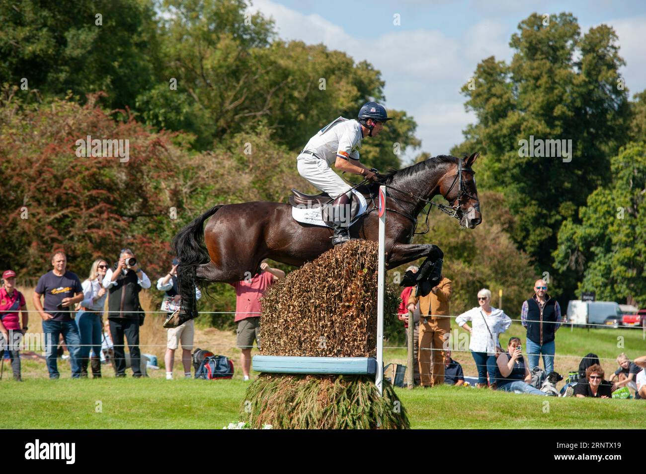 Stamford, UK. 2nd Sep, 2023. Harry Meade riding Cavalier Crystal ...