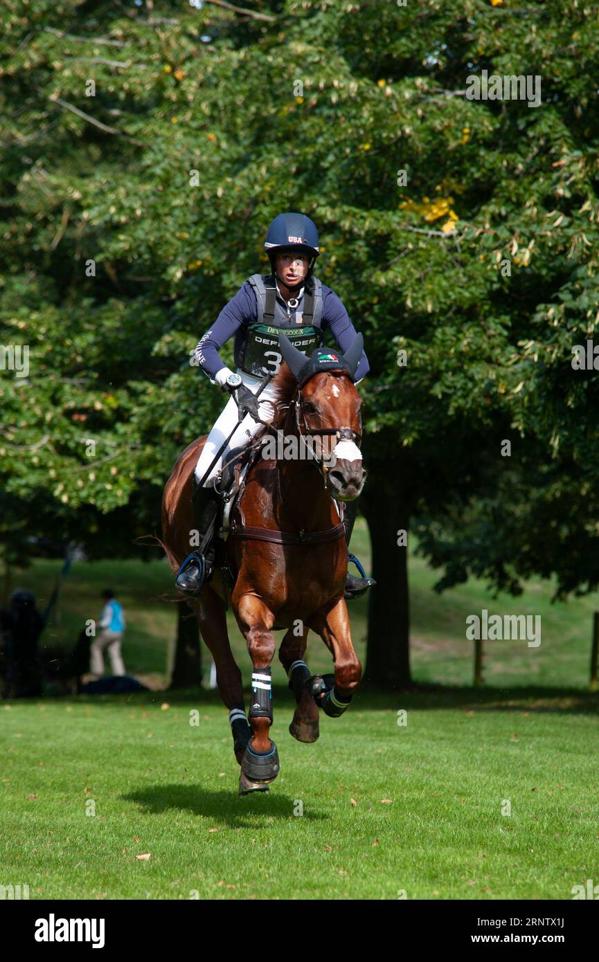 Stamford, UK. 2nd Sep, 2023. Jennie Saville riding FE Lifestyle ...
