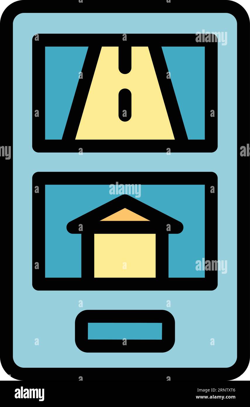 Security camera icon outline vector. School guard. Officer cop color ...