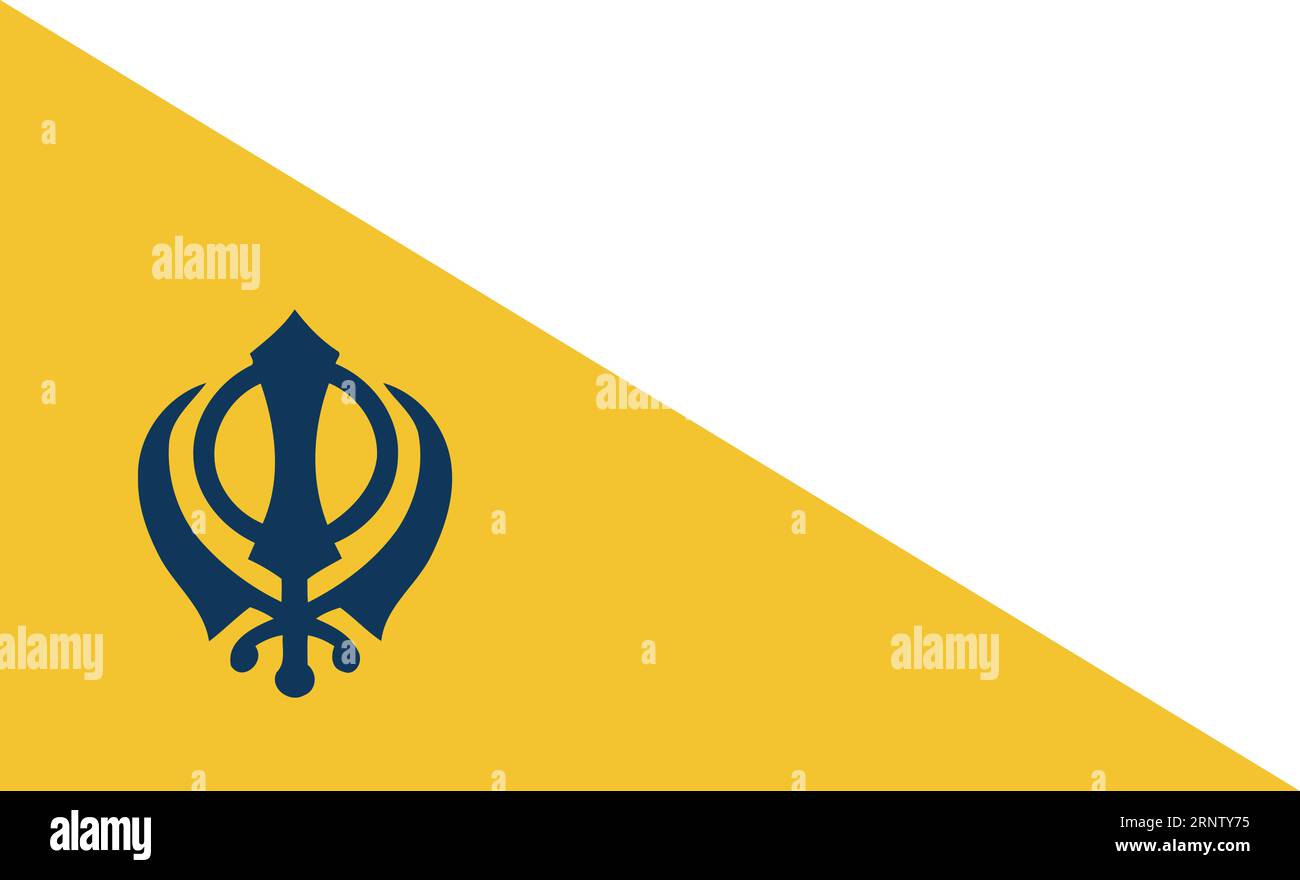 Flag of khalistan Stock Vector Images - Alamy