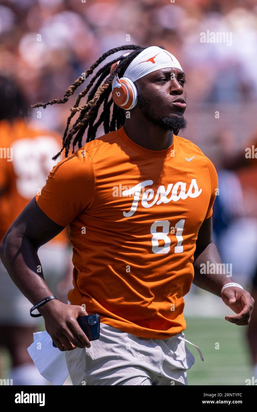 Austin, USA. 02nd Sep, 2023. Sept 2, 2023. Juan Davis #81 of the Texas ...